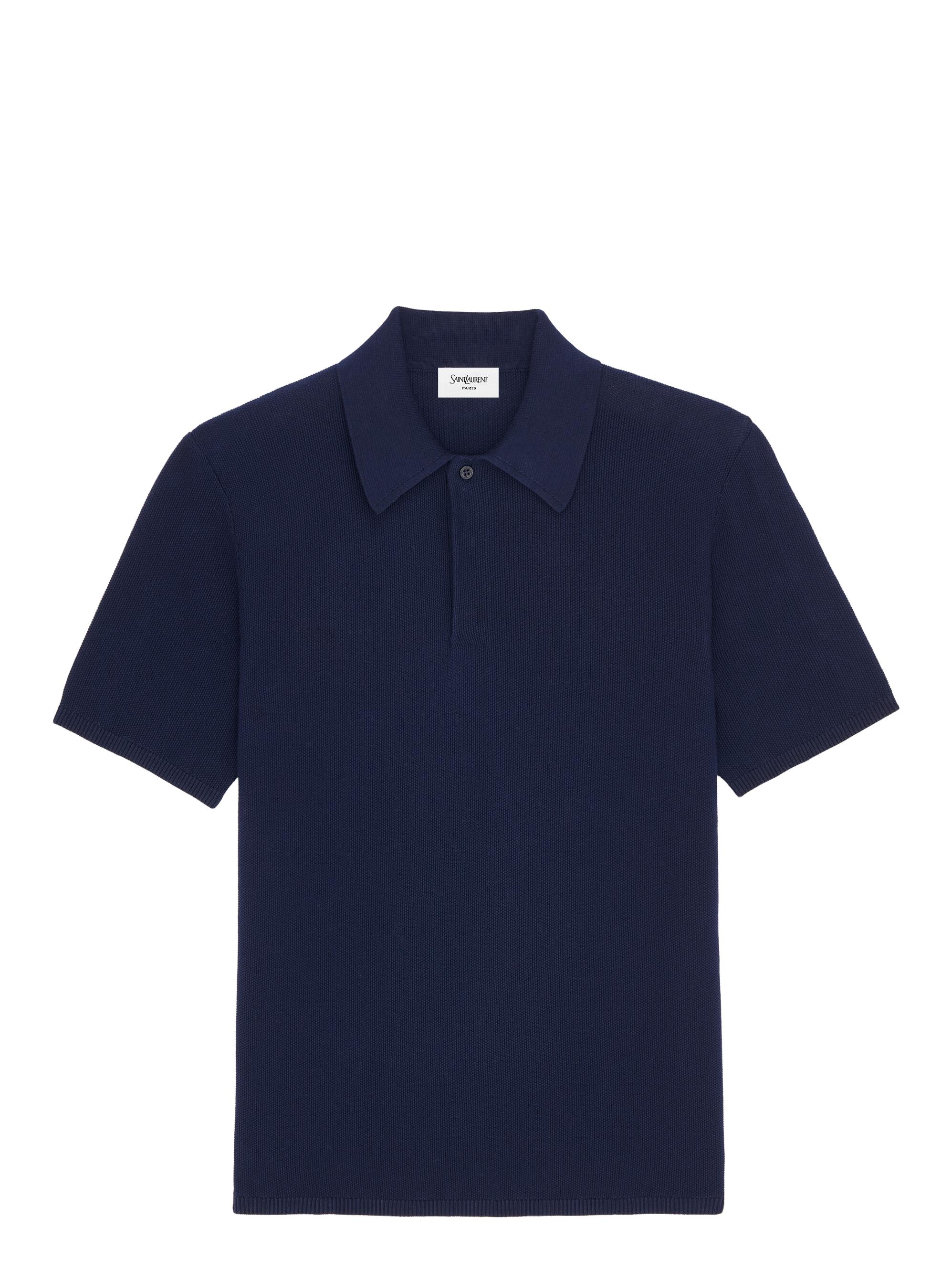 SAINT LAURENT polo in cotton